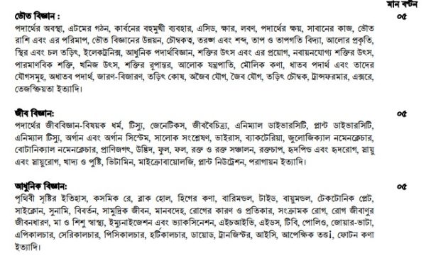 45th BCS Preliminary Syllabus 2023 | - BCS ANALYSIS